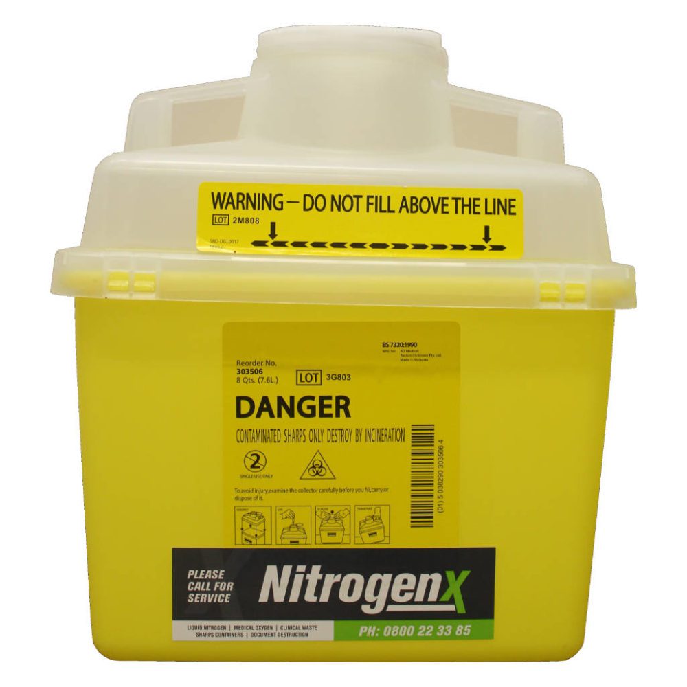Sharps Container – BD 7.6L Container | NitrogenX